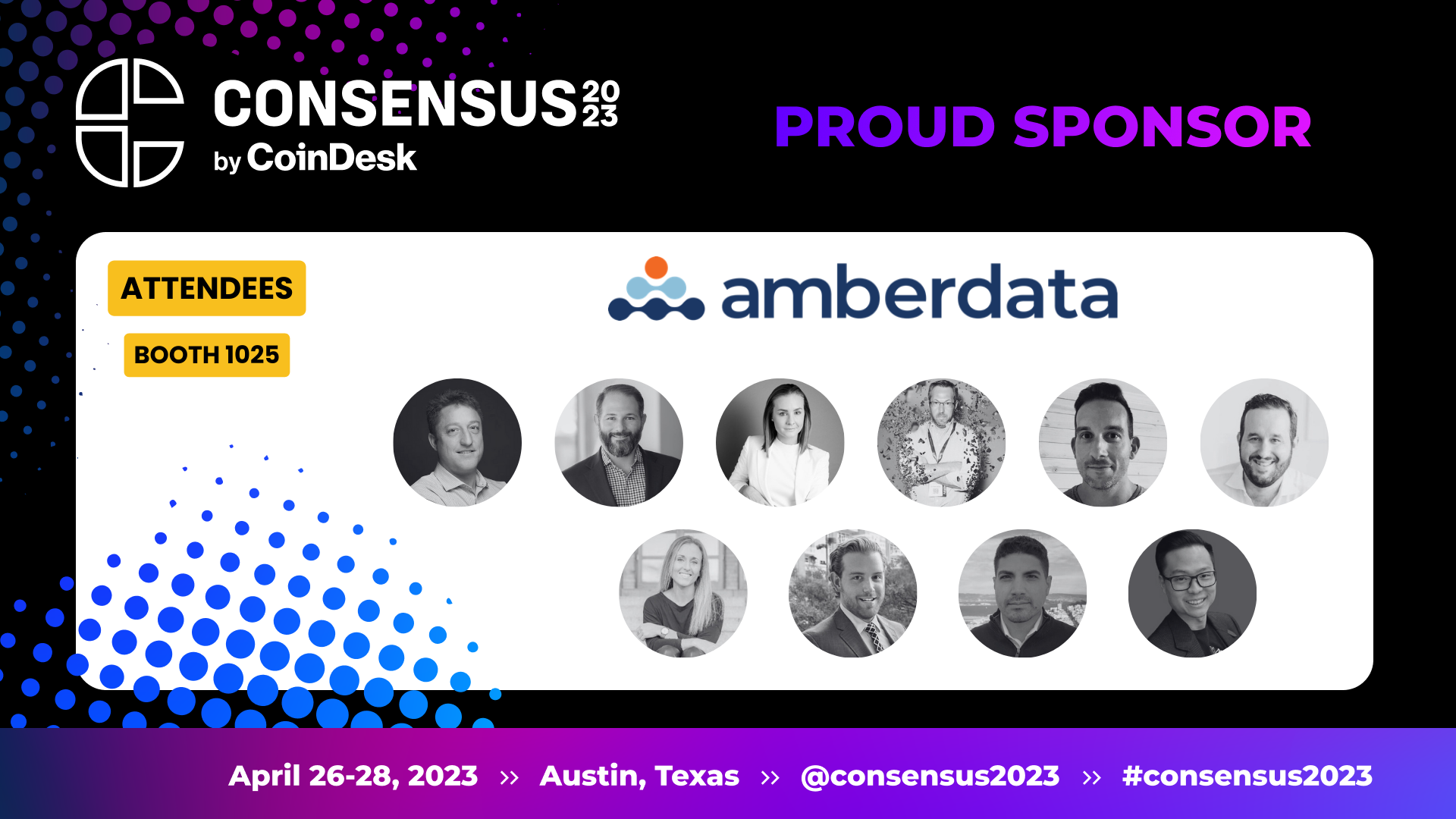 Join Amberdata at Coindesk's Consensus 2023